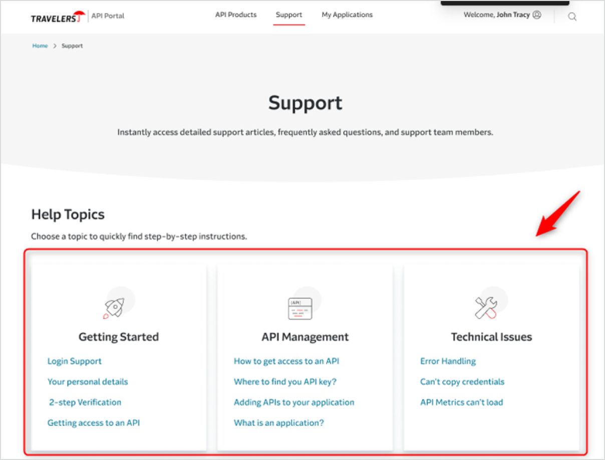 Travelers Developer Portal
